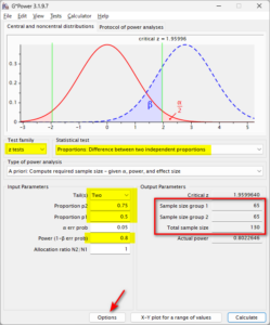 EZR SPSS G*Power でカイ二乗検定に必要なサンプル数を計算する方法 – 統計ER